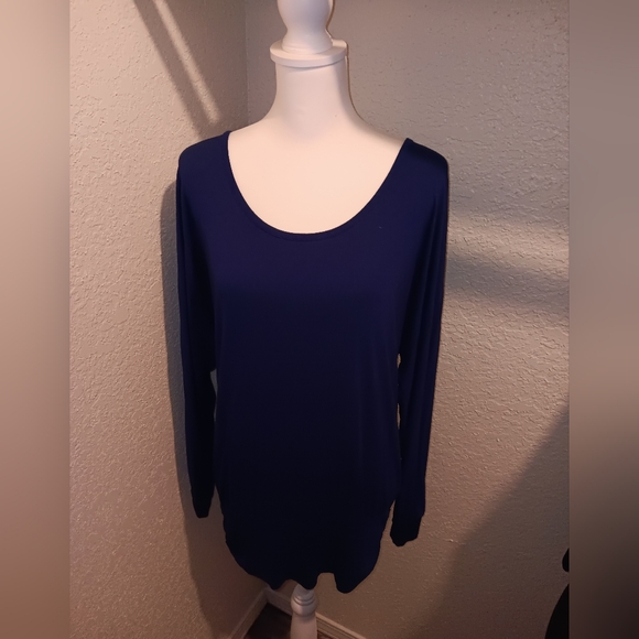 Boston Proper | Tops | Boston Proper Deep Blue Blouse | Poshmark